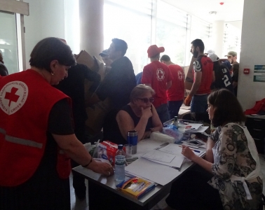 "წითელი ჯვარი" - კრიზისის დროს, დრო გადამწყვეტია