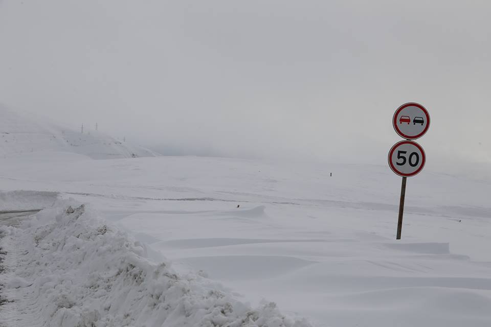 Traffic Movement restricted on Gudauri-Kobi road