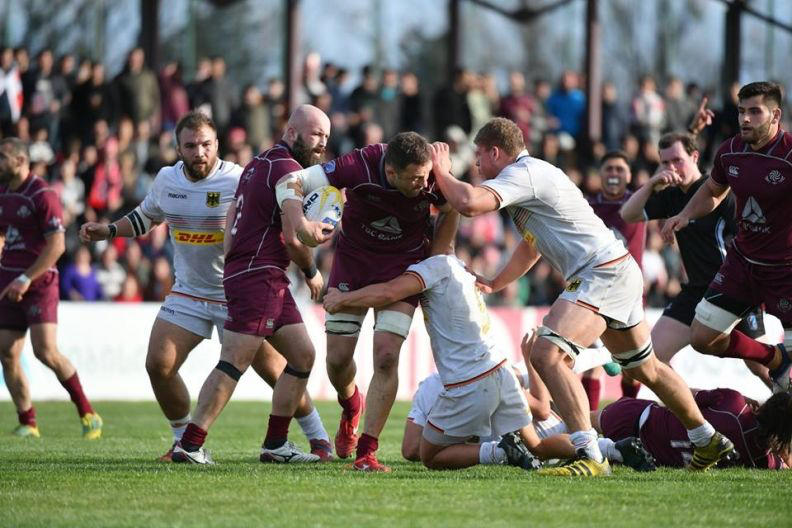 Georgian Rugby Team beats Germany 52:3