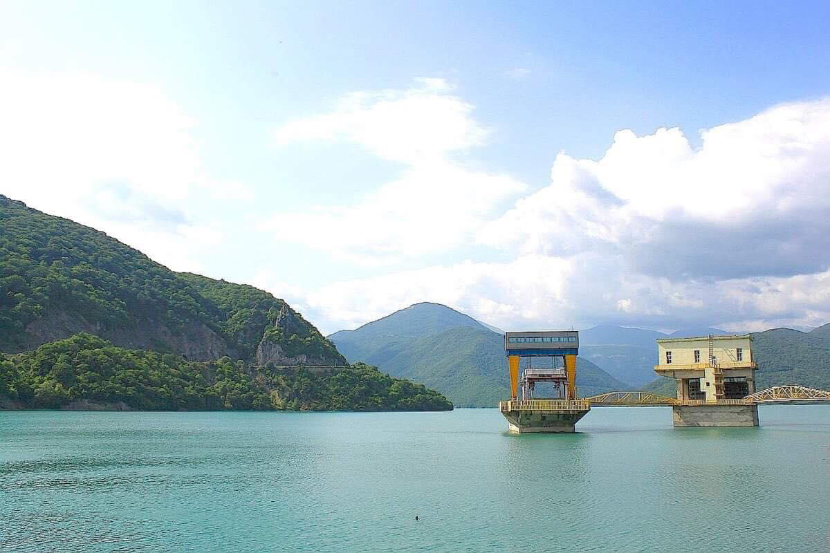 ჟინვალის წყალსაცავში წყლის დონის ვარდნის და მდინარე არაგვის ამღვრევის ...