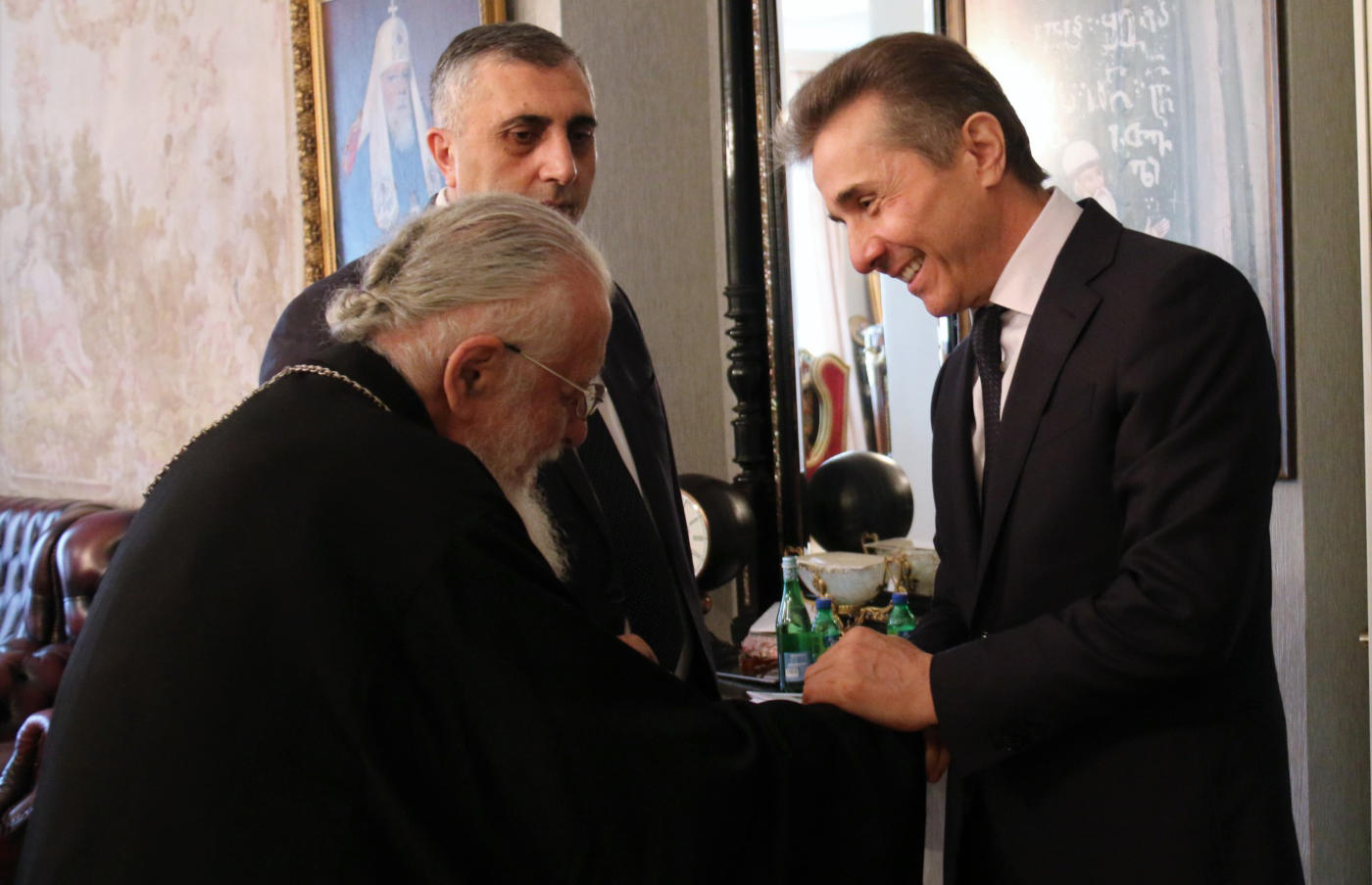Bidzina Ivanishvili meets with Patriarch