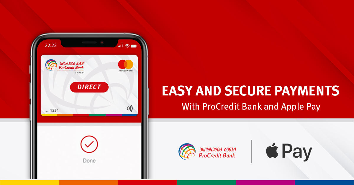 Simple, secure and flexible Apple Pay Digital Wallet for ProCredit Bank ...