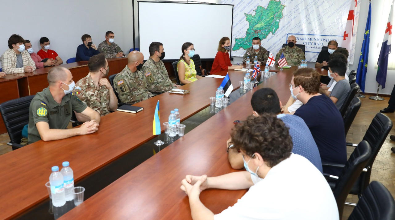 Agile Spirit 2021-ის ფარგლებში, სენაკის მერიაში შეხვედრა გაიმართა