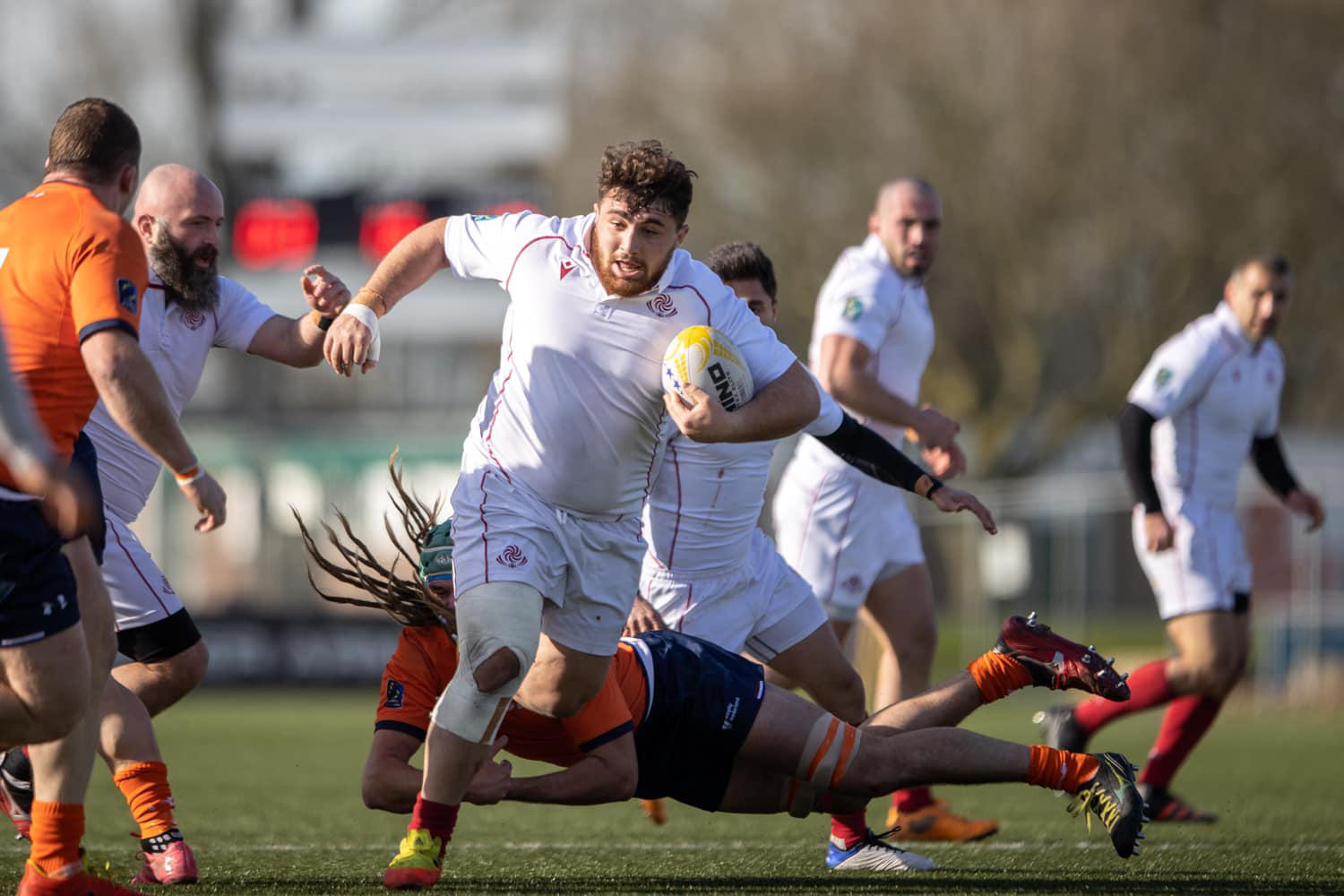 რაგბი ევროპის ჩემპიონატზე საქართველოს ნაკრებმა ამსტერდამში ნიდერლანდები ...