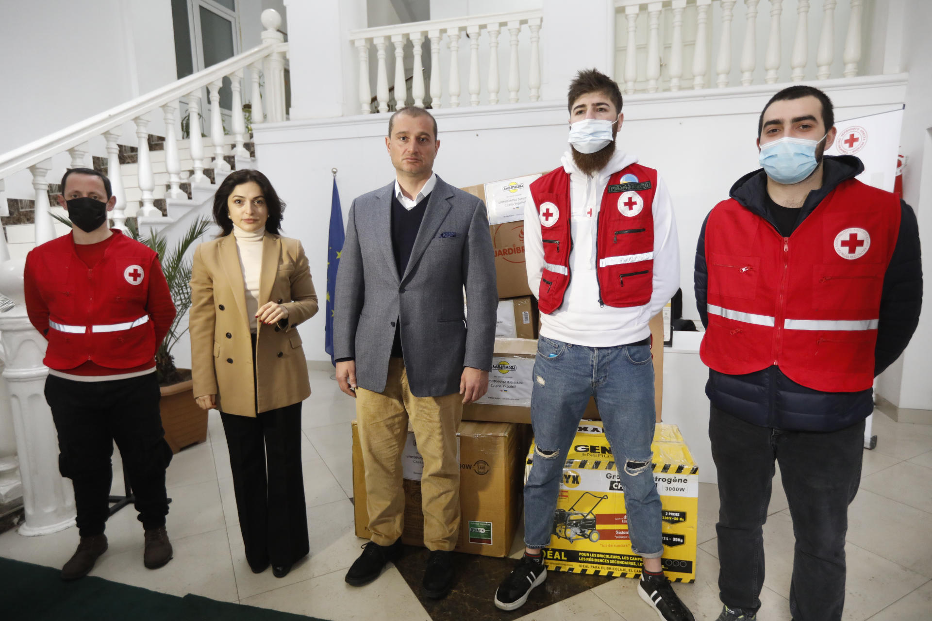 საქართველოს წითელი ჯვარს კომპანია „ბრიკორამამ“ უკრაინაში დაზარალებული ...