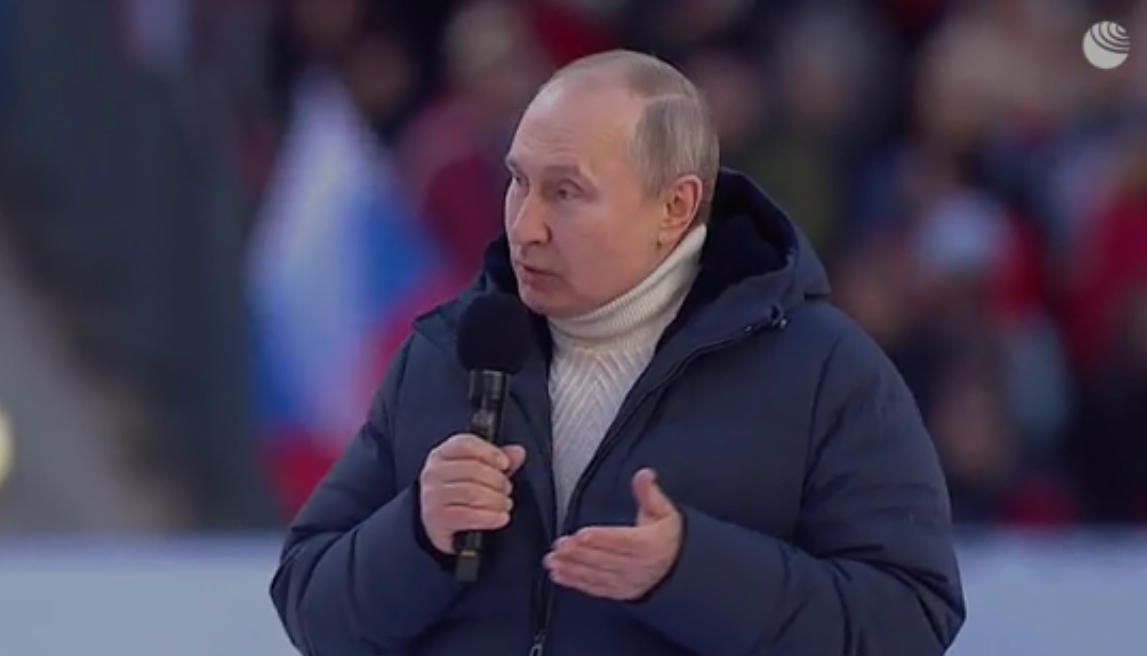 ვლადიმერ პუტინი ომზე - თავში მომდის სიტყვები წმინდა წერილიდან: არ ...