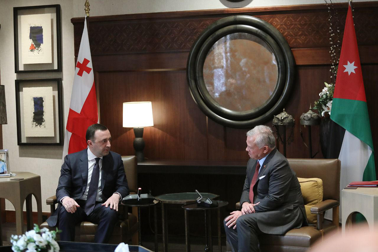 ირაკლი ღარიბაშვილმა იორდანიის მეფე აბდალა II-ს წმინდა მიწაზე, მაცხოვრის ...