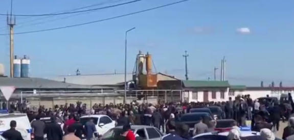 Protest against partial mobilization in Dagestan