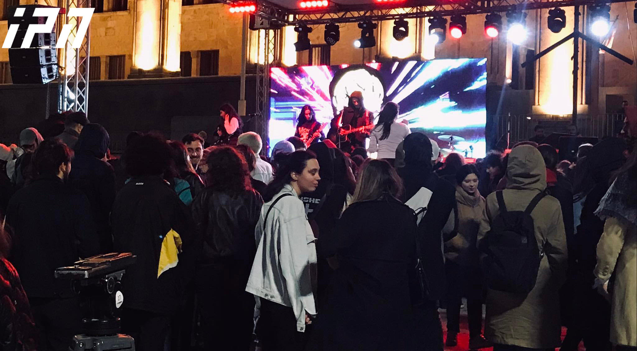 A rally-concert in support of Lazare Grigoriadis held near the Parliament