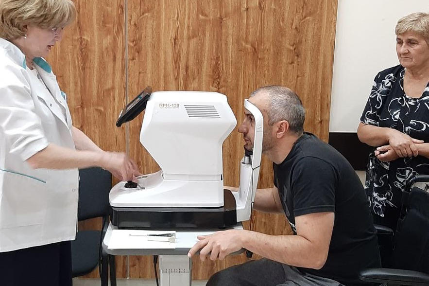 „ლაიონსების“ თვალის დიაბეტურმა კლინიკა „საქართველომ“, ვეტერანებისთვის ...